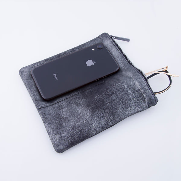LEATHER ACID BLACK LEATHER - Asher G Cases